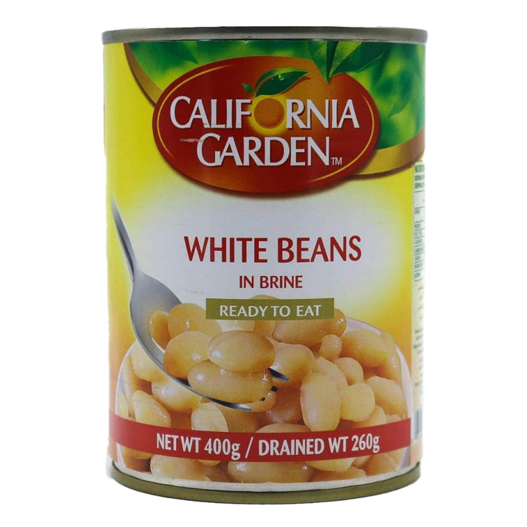 Buy California Gardens White Beans - 400 Gram Online | Carrefour Egypt