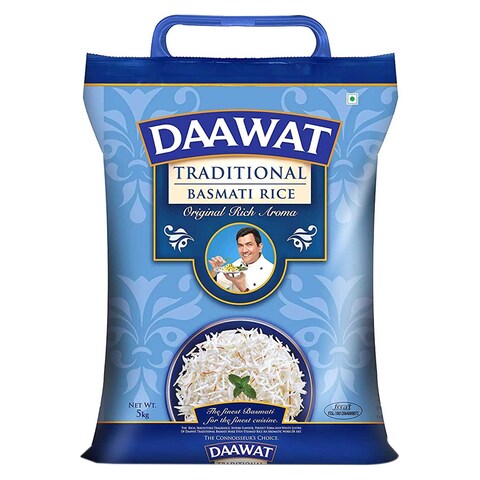 Daawat Traditional Basmati Rice, 5kg price in UAE | Carrefour UAE ...