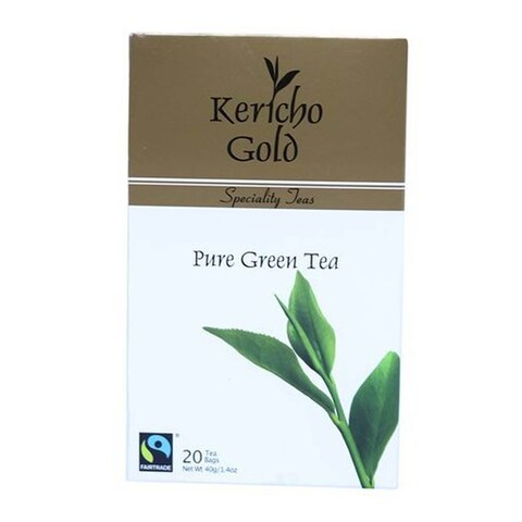 Buy Kericho Gold Pure Green Tea Tea Bags 2g x Pack of 20 Online | Carrefour Kenya