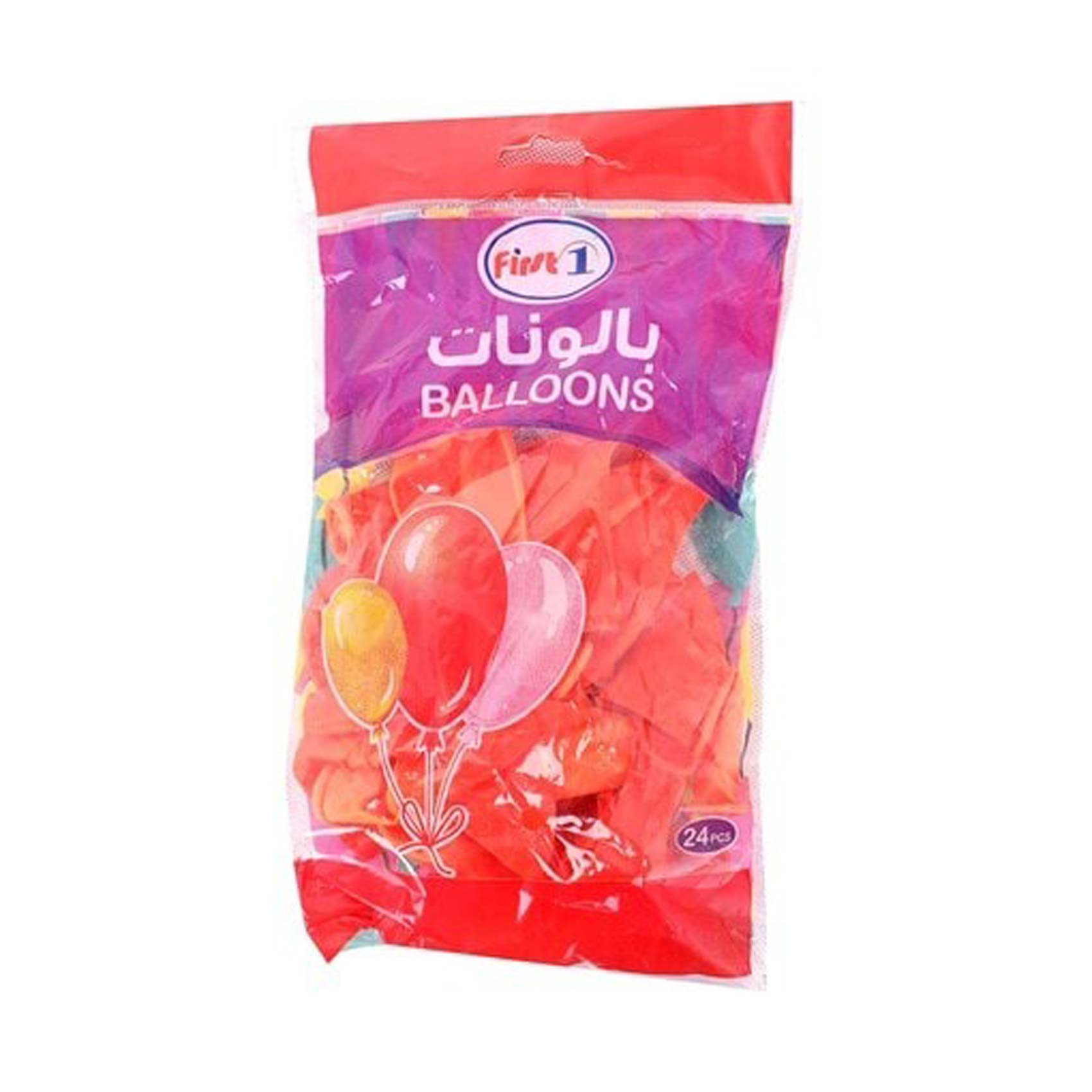 Buy First 1 Balloons - 24 Balloons Online | Carrefour Egypt