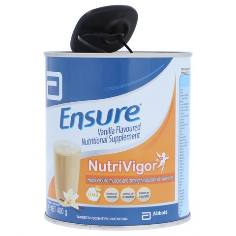 Buy Abbott Ensure NutriVigor Vanilla Flavored Nutritional Suppliment 400 gr Online | Carrefour ...