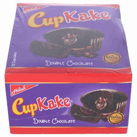 Buy Hilal Double Chocolate Cup Cake (Pack of 12) Online | Carrefour ...
