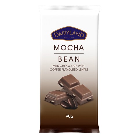 Buy Dairyland Mocha Bean Coffee Lentils Milk Chocolate 90g Online ...