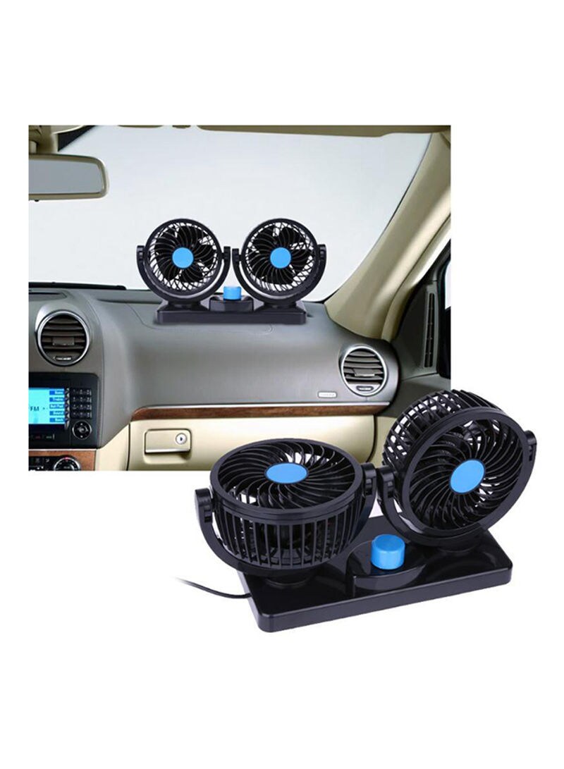 Buy Finec 2 Speed Dual Blade Electric Car Fan Online | Carrefour KSA