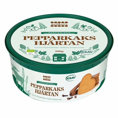 Buy Nyakers Organic Crispy Gingerbread Cookies 300g Online | Carrefour ...