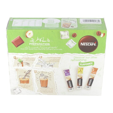 Buy Nescafe Choco Hazelnut Ice Cold Coffee 25 gr (Pack of 10) Online ...