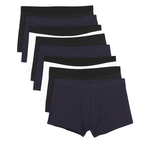 Buy Plain Shorts Boxer For Men Size 4 8 Pieces Online | Carrefour Kenya
