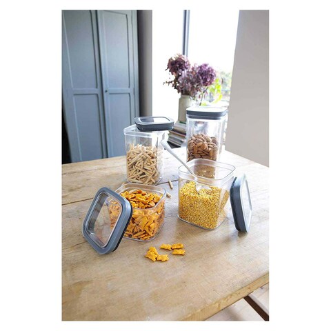 Buy Curver Dry Cube Square Jar - 0.8 Liter - Clear Online | Carrefour Egypt