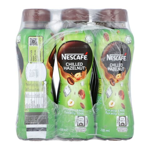 Buy Nescafe Chilled Hazelnut Bottle 220 ml (Pack of 12) Online ...