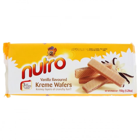 Buy Nutro Vanilla Flavoured Kreme Wafers 150 gr Online | Carrefour Pakistan
