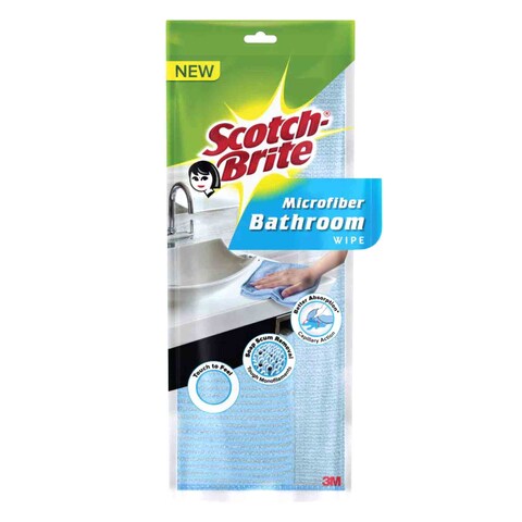 Buy 3M Scotch-Brite Microfiber Bathroom Wipe 1 Pieces Online ...