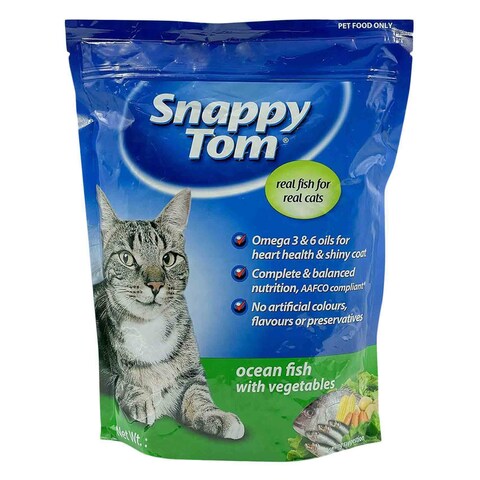 Buy Snappy Tom Ocean Fish With Vegetable Cat Food 500g Online ...
