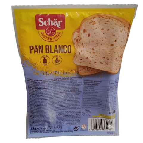 Dr. Schar Gluten Free Pan Blanco Paine Bread 250g price in Kuwait ...