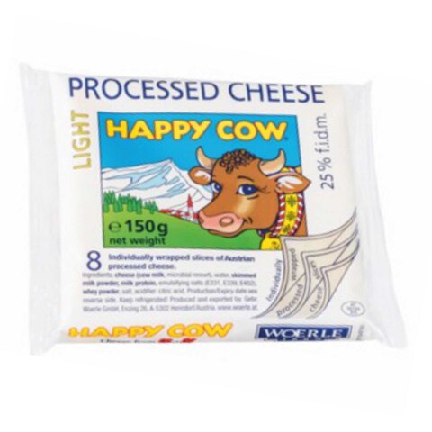 Happy Cow Light Cheese Slices 150G Online | Carrefour Kenya
