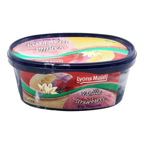 Buy Lyons Maid Vanilla Strawberry Ice Cream 2L. Online | Carrefour Kenya