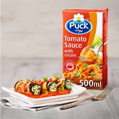 Buy Puck Tomato Sauce With Cream 500ml Online | Carrefour KSA