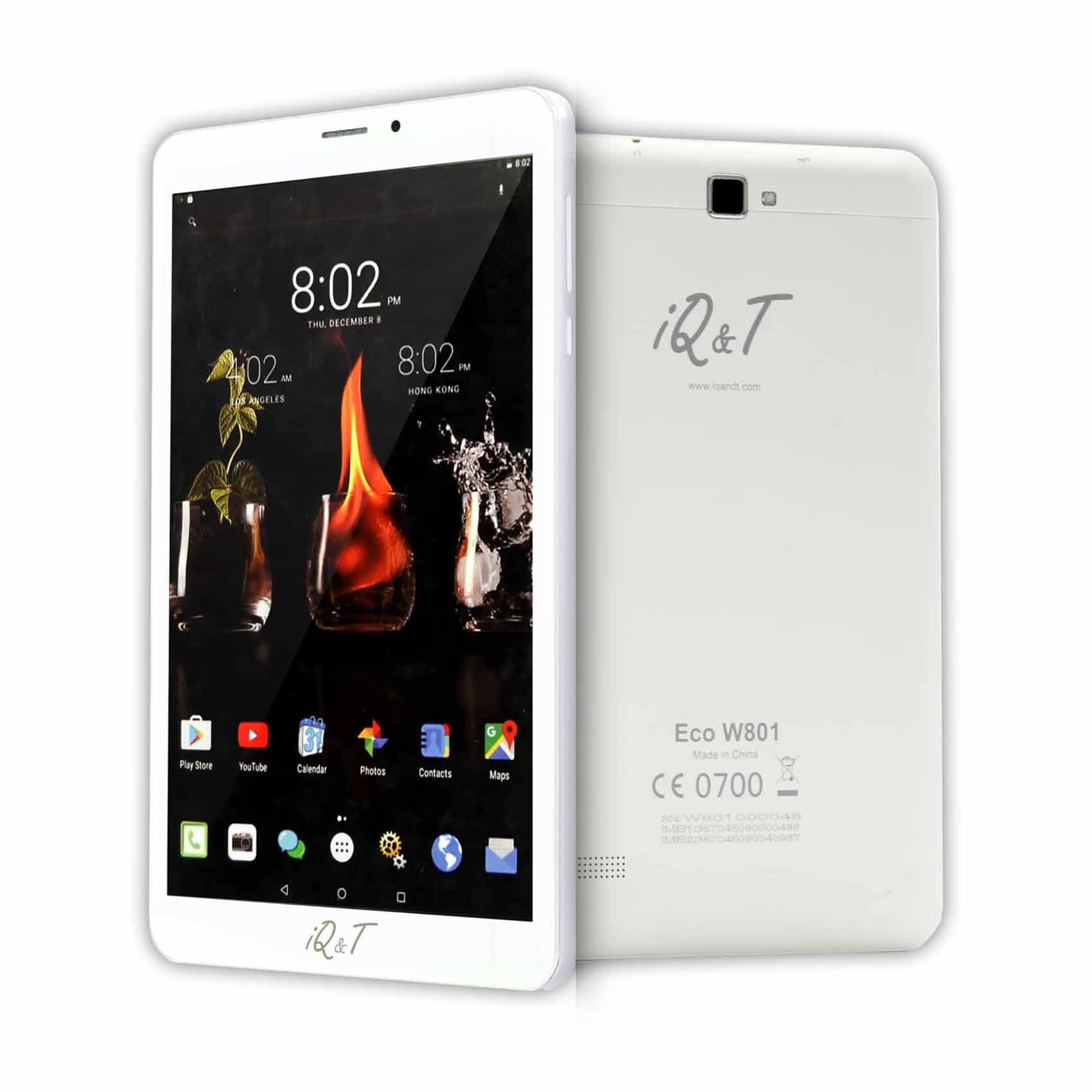 Buy IQ&T W801 Tablet, 8GB, 1GB RAM, 3G - White Online | Carrefour Egypt