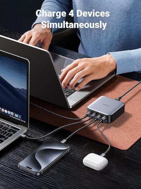 تسوق شاحن يو جرين 100 واط Usb C، محطة شحن Nexode 4 منافذ Usb C، شاحن