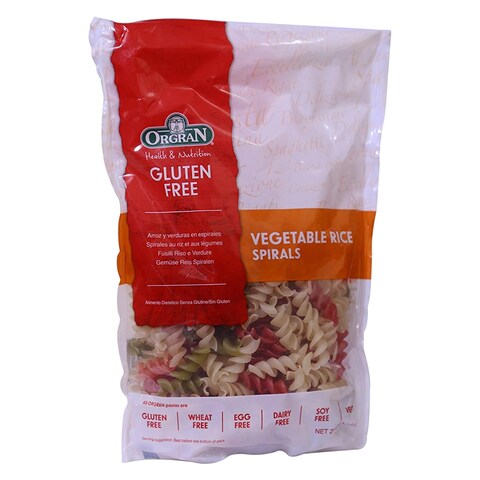 Buy Orgran Gluten Free Vegetable Spirals Rice Pasta 250g Online ...