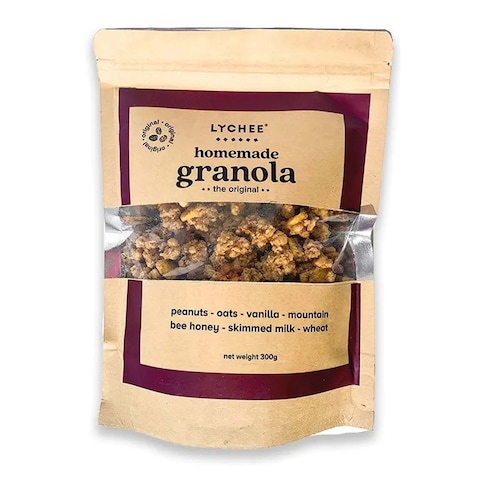 Buy Lychee Granola - 300 gram Online | Carrefour Egypt