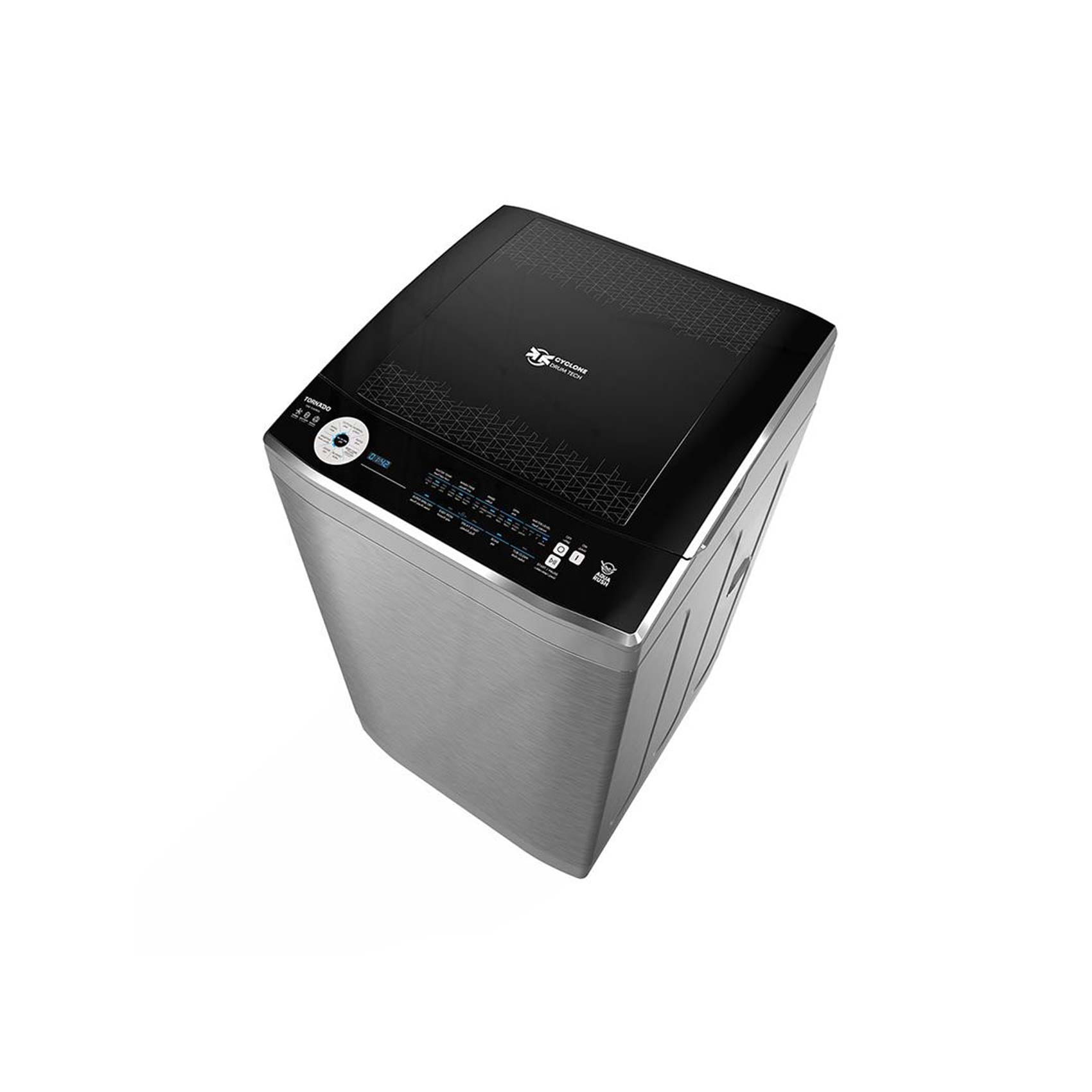 Buy Tornado Top Loading Automatic Washing Machine 11 KG - Silver - TWE ...