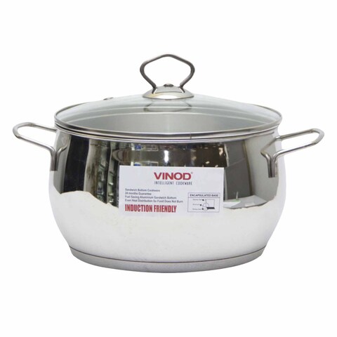 Buy Vinod Stainless Steel Intelligent Tall Belly Cookware Casserole ...