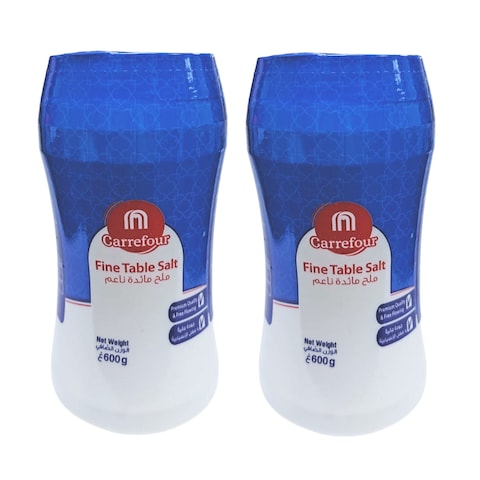 Carrefour Fine Table Salt 600g Pack of 2 price in UAE | Carrefour UAE ...