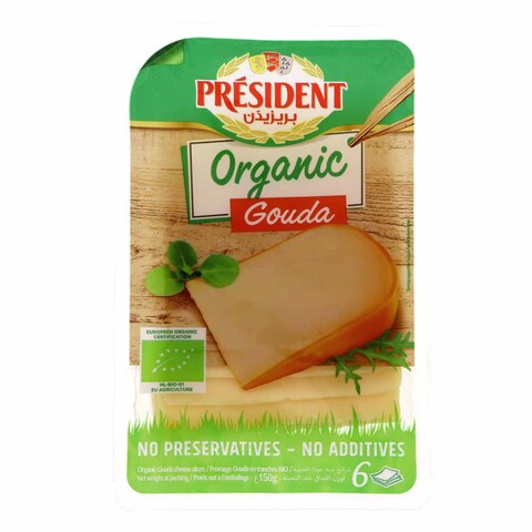 Buy President Organicanic Gouda Slice 150Gr Online | Carrefour Kenya