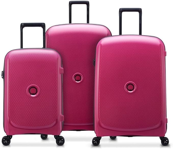 Buy DELSEY PARIS - BELMONT PLUS - Hardcase - 4 double wheels, RASPBERRY ...