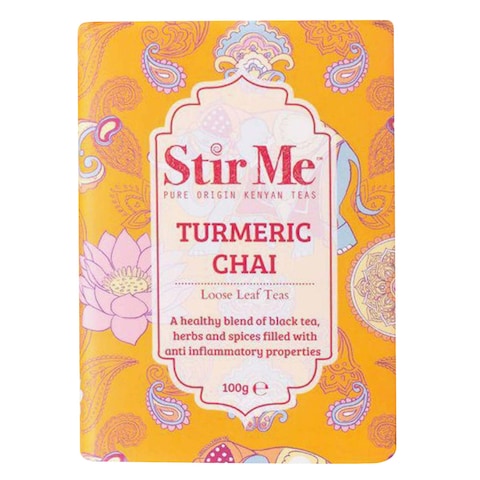 Buy Stir Me Loose Leaf Tea Turmeric Chai 100g Online | Carrefour Kenya