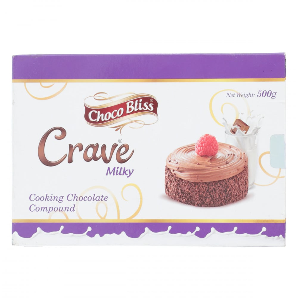 Buy Choco Bliss Crave Milky Cooking Chocolate Compound 500 gr Online ...