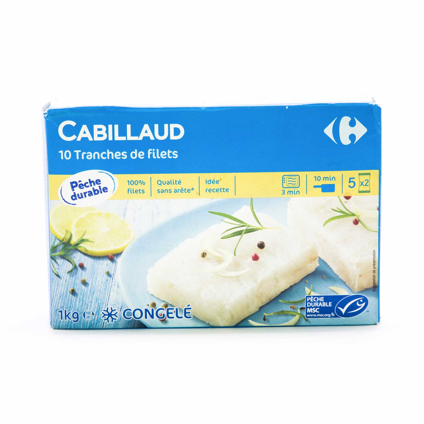 Buy Carrefour Cod Fish Slices 1 Kg Online | Carrefour KSA
