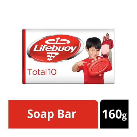 Lifebuoy Total 10 Bar Soap Red 160g Online | Carrefour KSA
