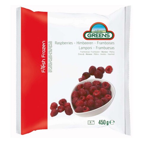 Buy Greens Frozen Raspberries 450g Online | Carrefour Kenya