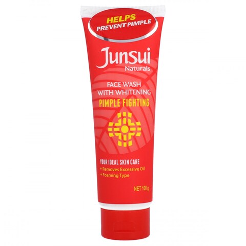 Buy Junsui Naturals Face Wash with Whitening Pimple Fighting 100g ...