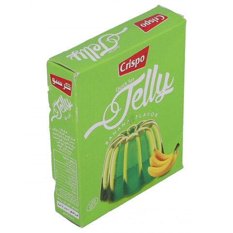 Buy Crispo Quick Set Jelly Banana Flavor 82 gr Online | Carrefour Pakistan