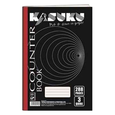 Buy KASUKU COUNTER BOOK 3 QUIRE A4 Online | Carrefour Kenya