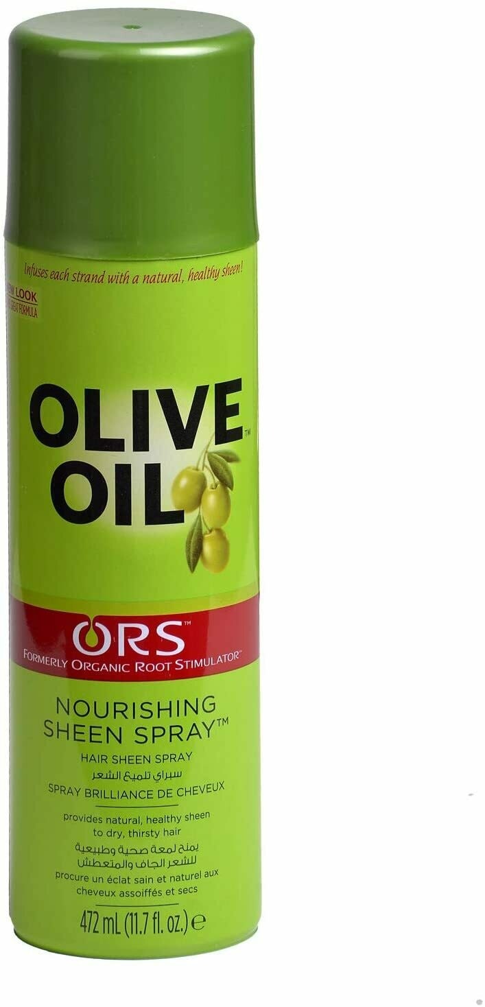 Buy ORS Olive Oil Nourishing Hair Sheen Spray 472ml Online | Carrefour UAE