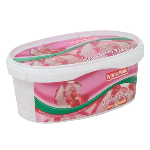 Buy Lyons Maid Strawberry Ripple Ice Cream 1L Online | Carrefour Kenya