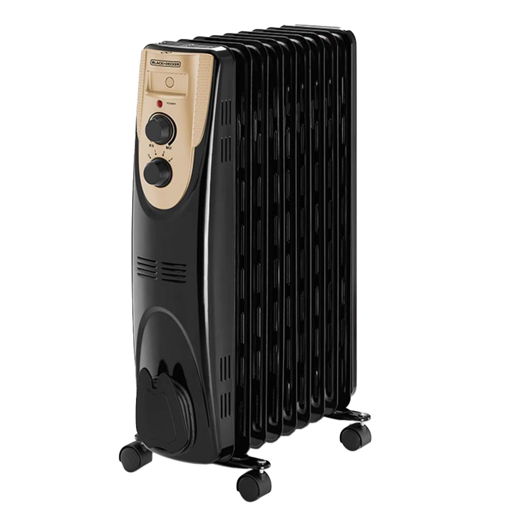 Buy Black+Decker Oil Radiator Heater 9 Fins - 2000 Watt - Black ...