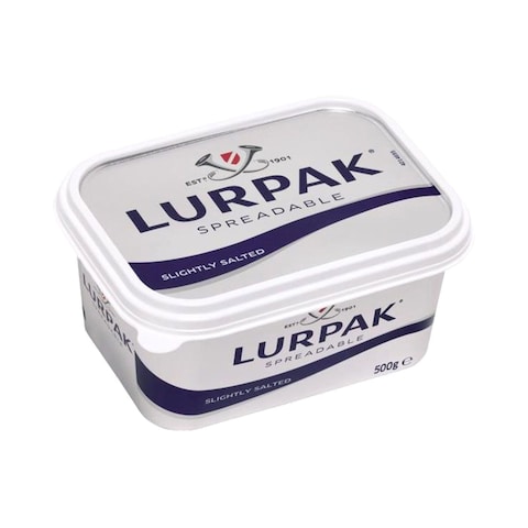 Buy Lurpak Slightly Salted Spreadable Butter 500GM Online | Carrefour ...