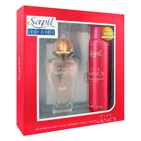 Buy Sapil Pink Nancy Eau De Parfum 100ml Deo + 150ml Online | Carrefour ...