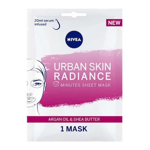 NIVEA Face Sheet Mask Radiance Ubran Skin 1 Mask price in Saudi Arabia ...