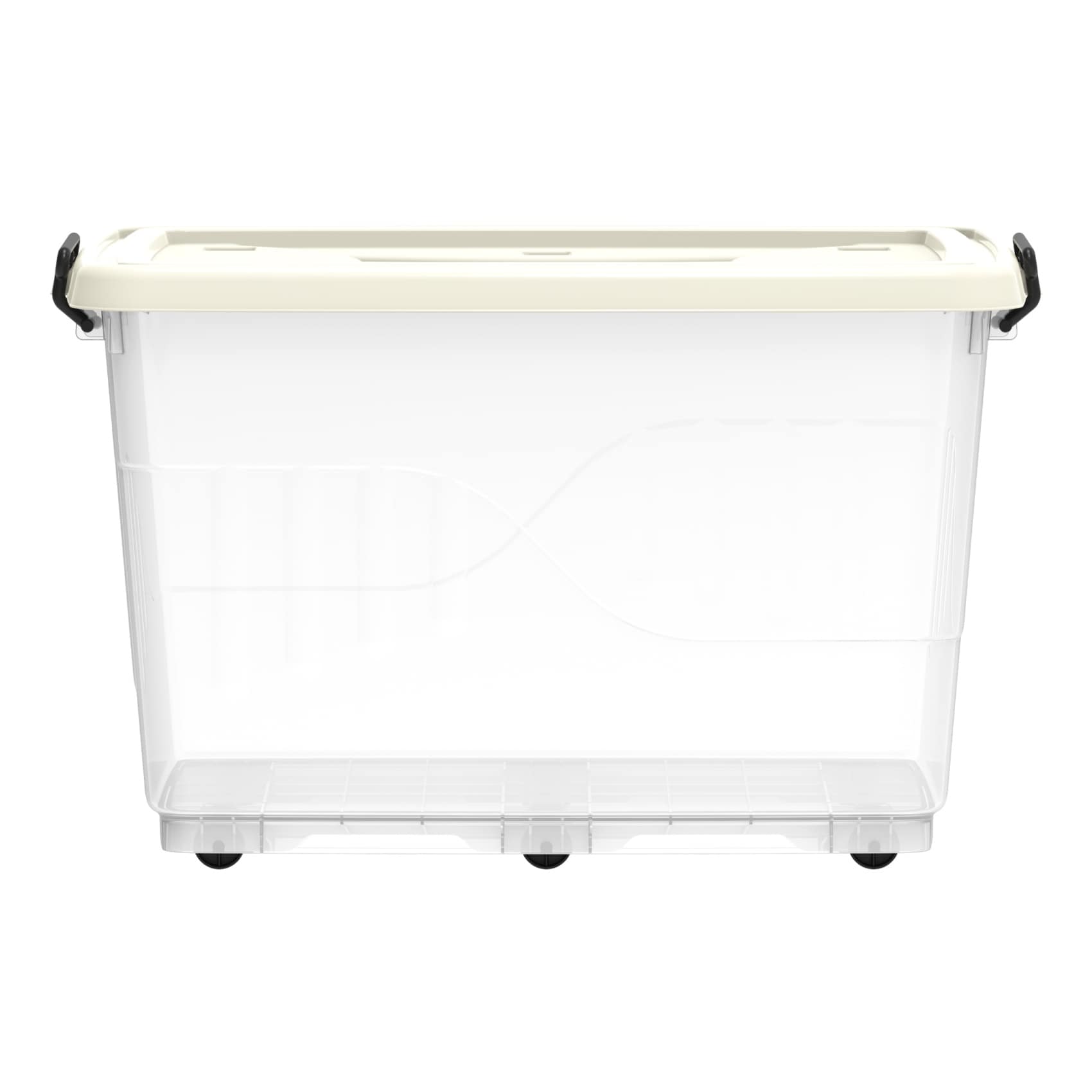 Plastic Storage Box With Wheels Large Clear Plastic Storage Containers