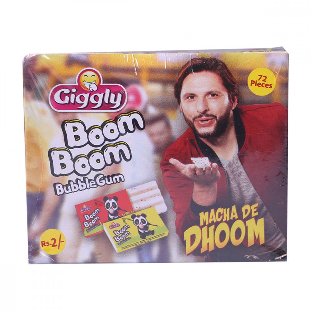 Buy Giggly Boom Boom Bubble Gum 72 pcs Online | Carrefour Pakistan