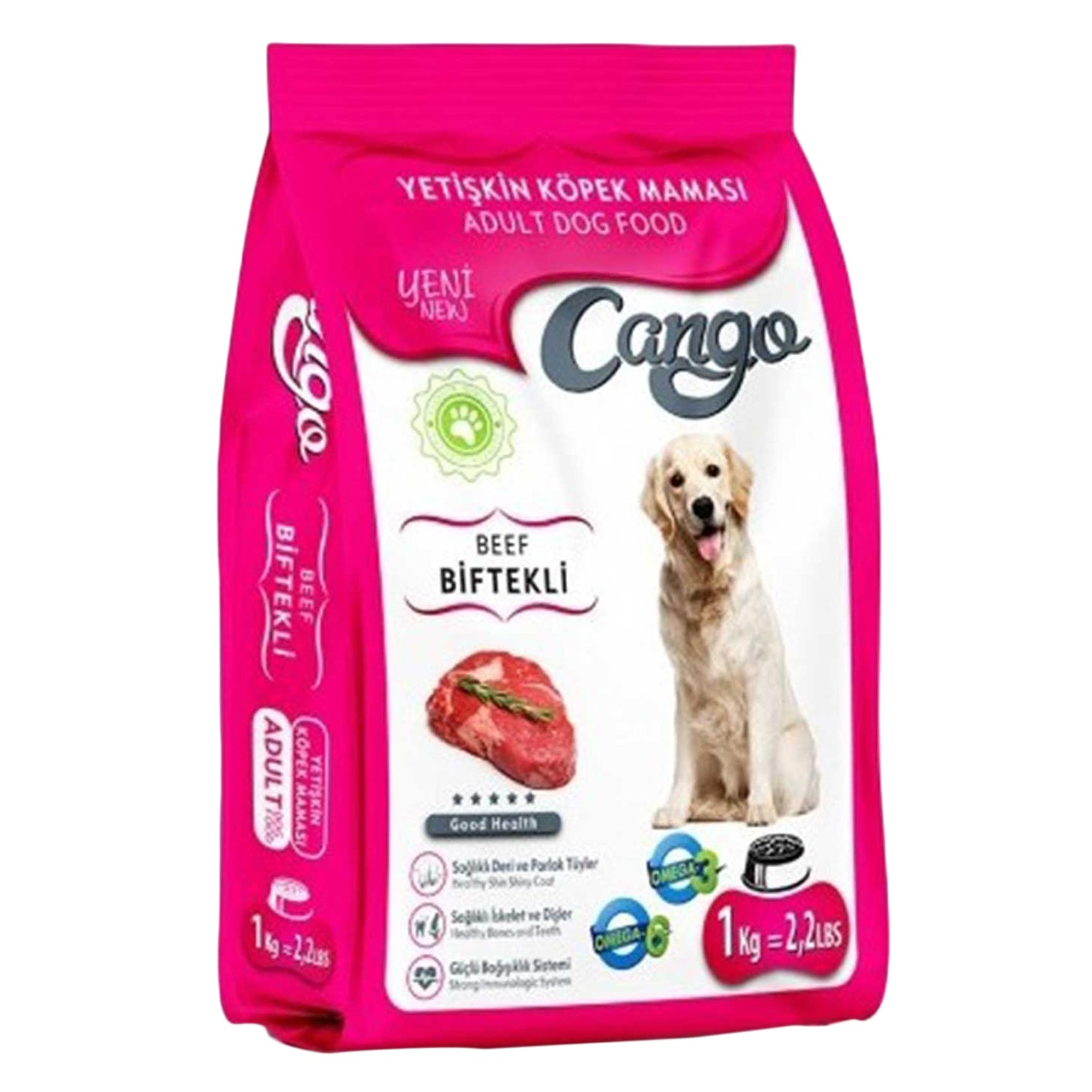 Buy Cango Beef Adult Dry Dog Food 1kg Online | Carrefour Lebanon