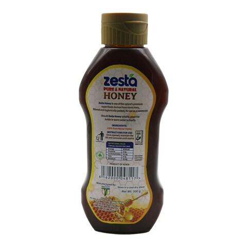 Buy Zesta Pure Natural Honey Squeeze 500g Online | Carrefour Kenya