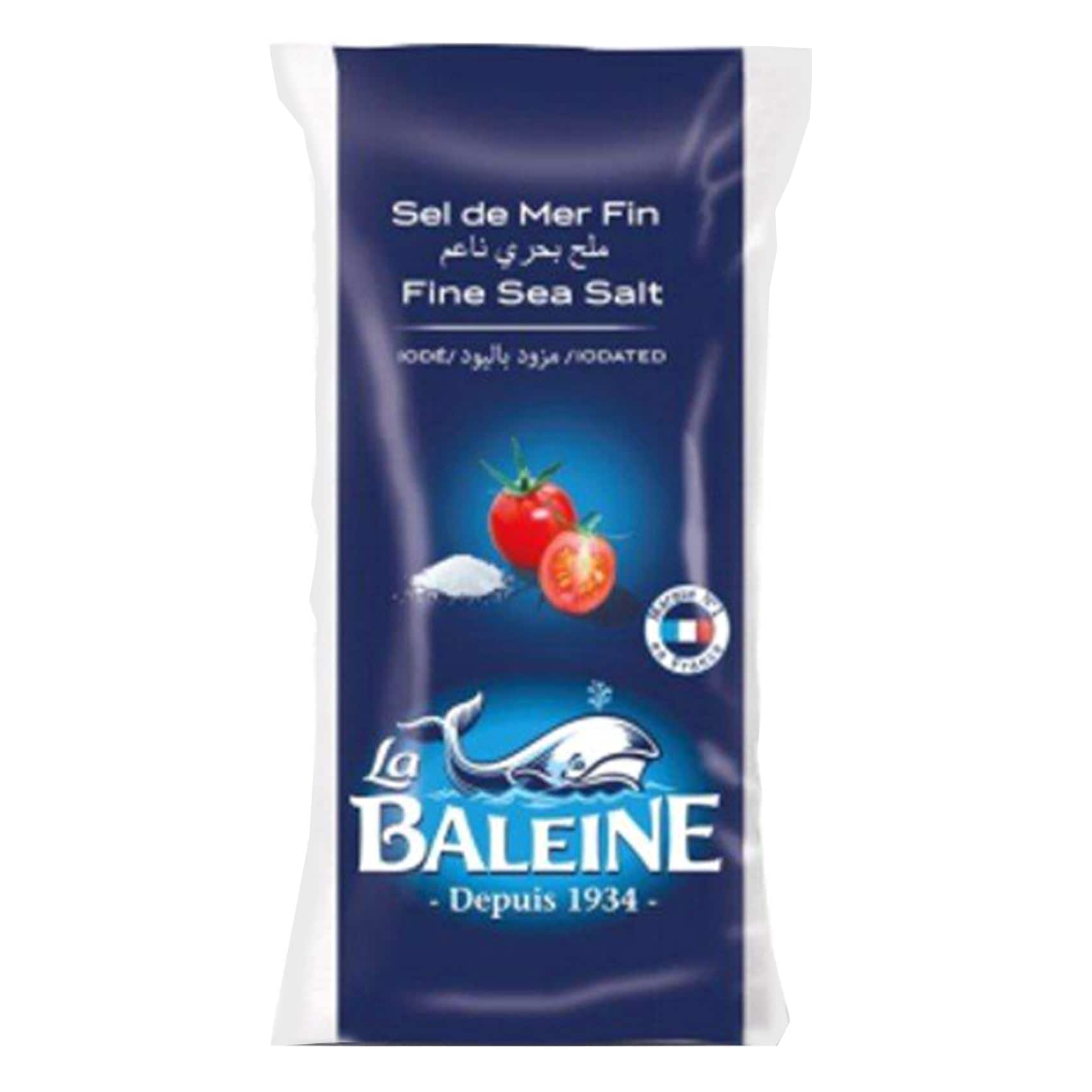 Buy La Baleine Fine Sea Salt - 1kg Online | Carrefour Egypt