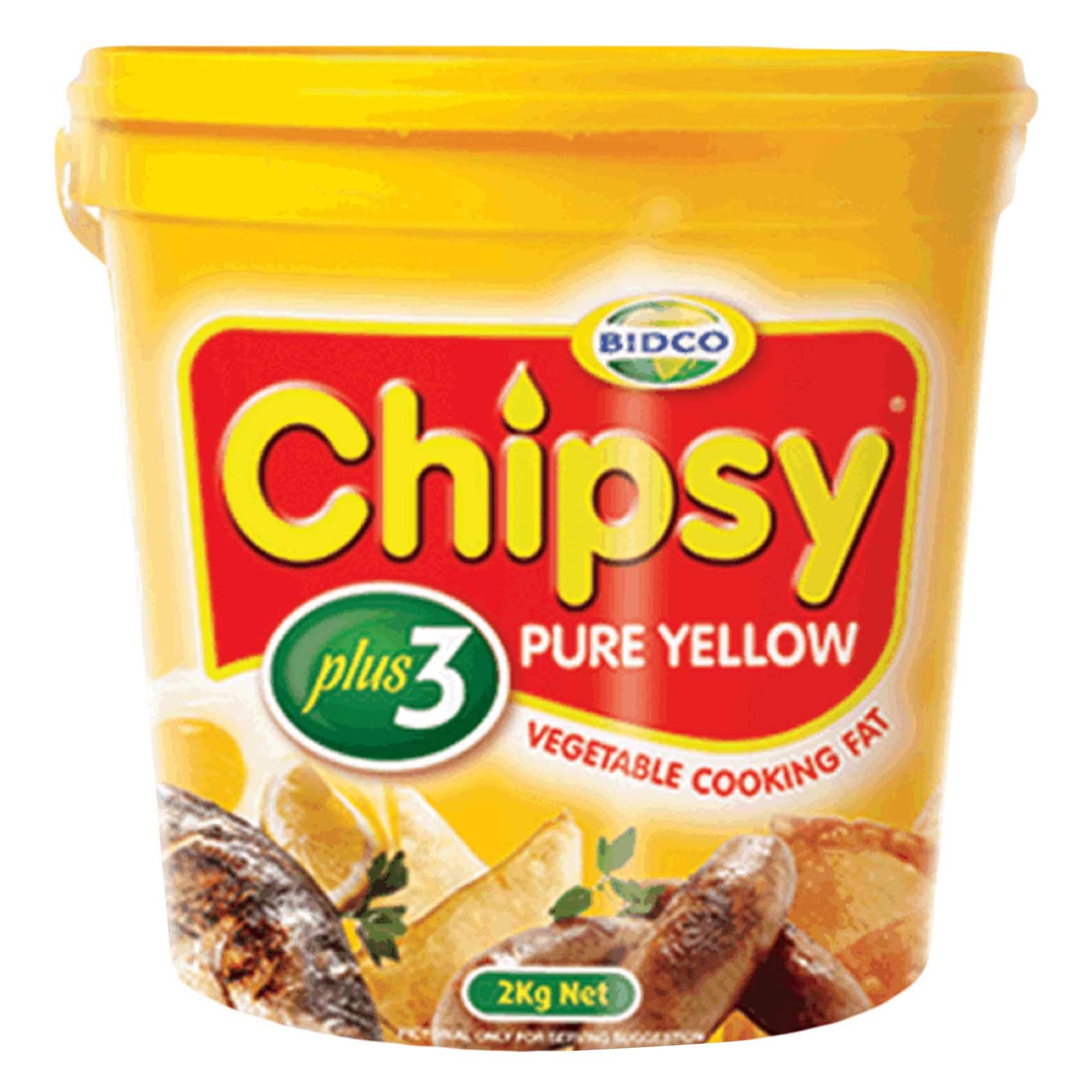 Buy Bidco Chipsy Pure Yellow Vegetable Cooking Fat 2kg Online ...