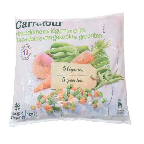 Buy Carrefour Classic Frozen Cooked Mixed Vegetables 1Kg Online ...